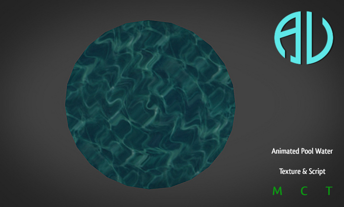 Second Life Marketplace - AV - Animated Pool Water FULL PERM